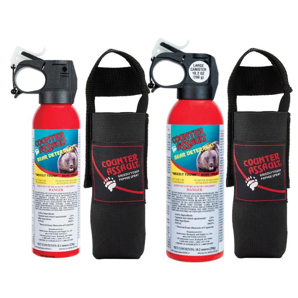 COUNTER ASSAULT 8.1OZ & 10.2OZ BEAR SPRAY COMBO PACK - Camofire ...