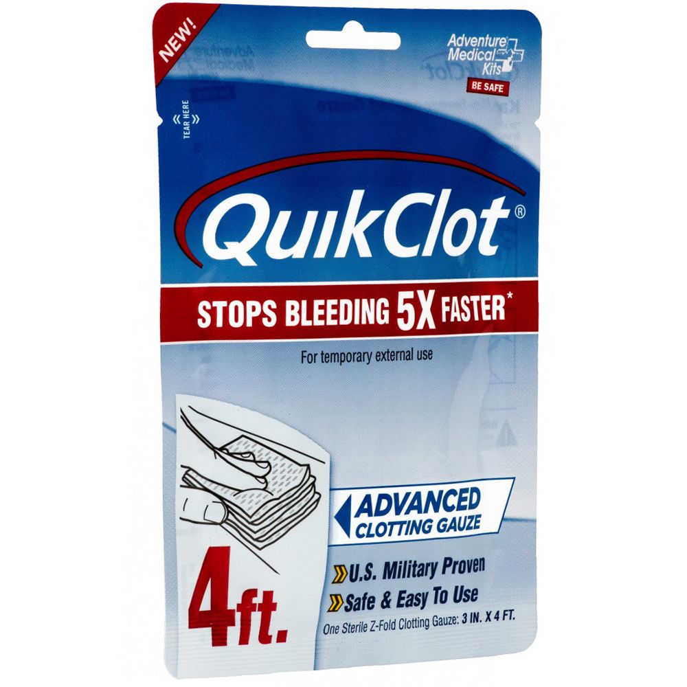 ADVENTURE MEDICAL 3IN X 4FT QUIKCLOT GAUZE - Camofire Discount Hunting ...