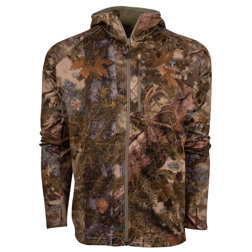 KING'S CAMO HUNTER SERIES FULL ZIP FLEECE HOODIE - Camofire Discount ...