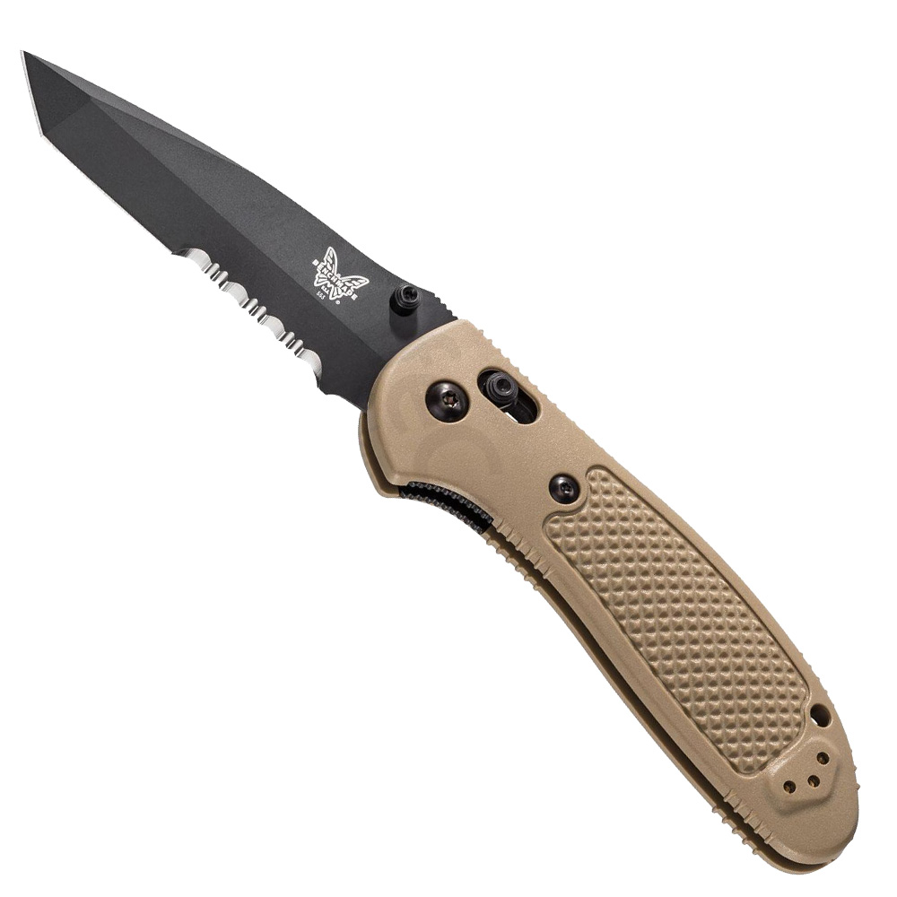 BENCHMADE GRIPTILIAN AXIS LOCK TANTO BLADE 553SBKSN FOLDING KNIFE ...