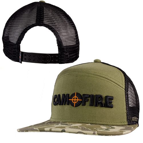 CAMOFIRE / BLACKOVIS 18' 5 PANEL CAMO BILL TRUCKER HAT - Camofire ...