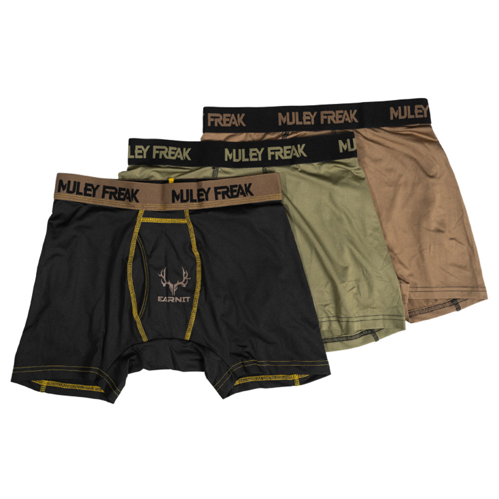 MULEY FREAK EARN IT BRIEF - 3 PACK - Camofire Discount Hunting Gear ...