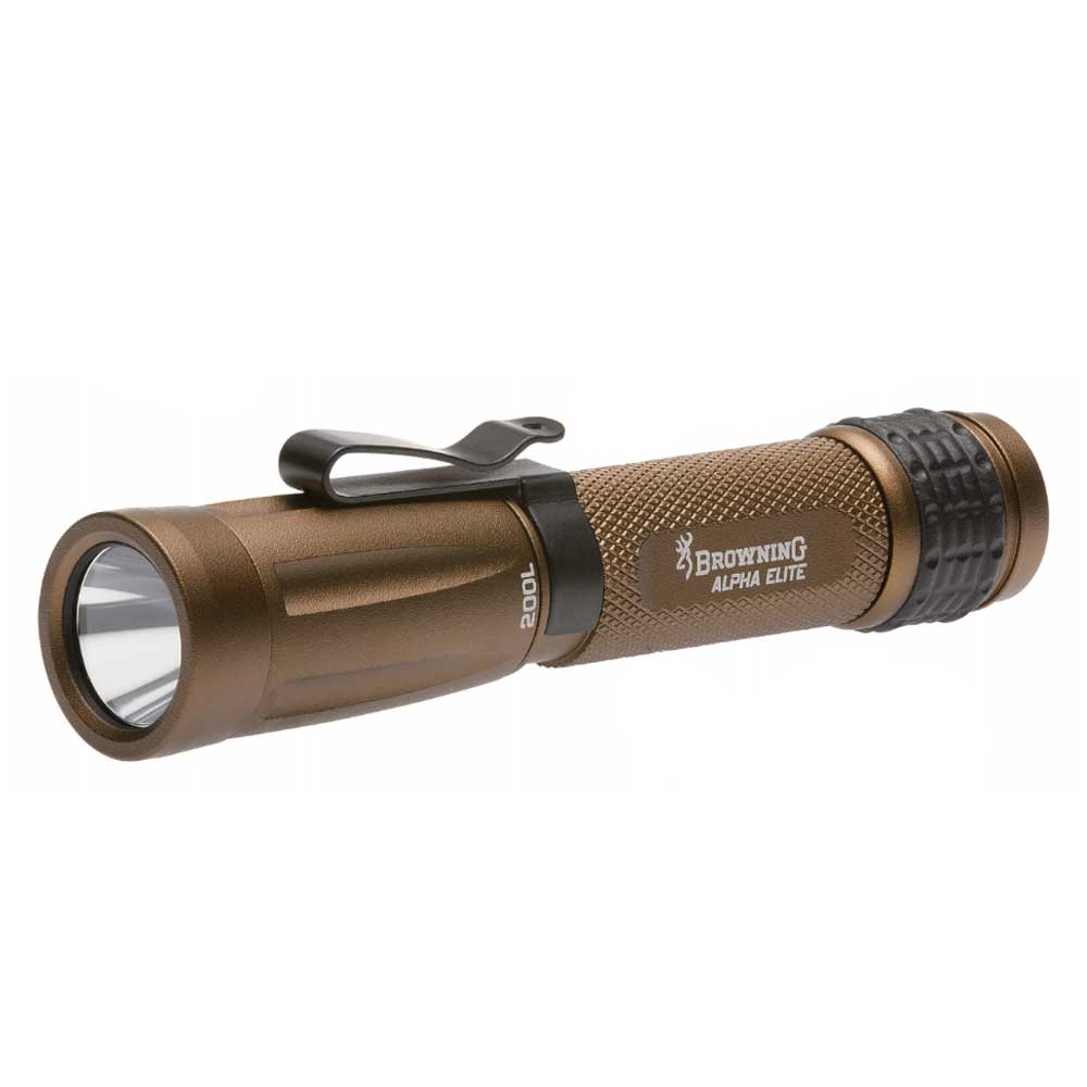 BROWNING 200 LUMEN ALPHA ELITE FLASHLIGHT - Camofire Discount Hunting ...