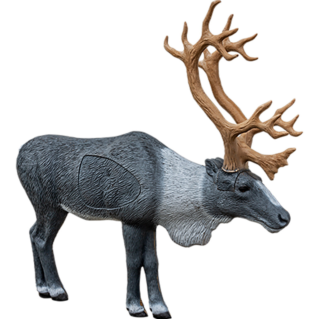RINEHART WOODLAND SERIES 1/3 SCALE MINI CARIBOU 3D ARCHERY TARGET-BLEM ...