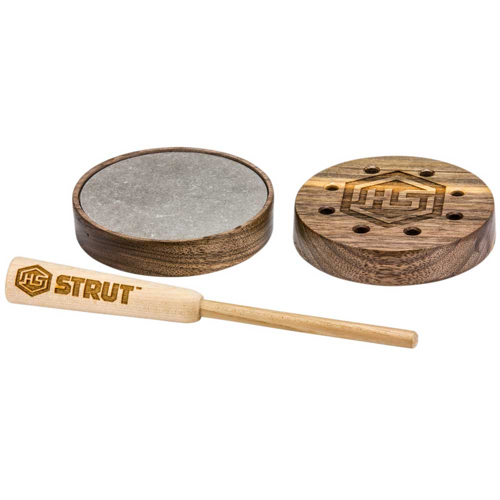 HUNTERS SPECIALTIES STRUT CUSTOM CRAFT ALUMINUM TURKEY POT CALL ...