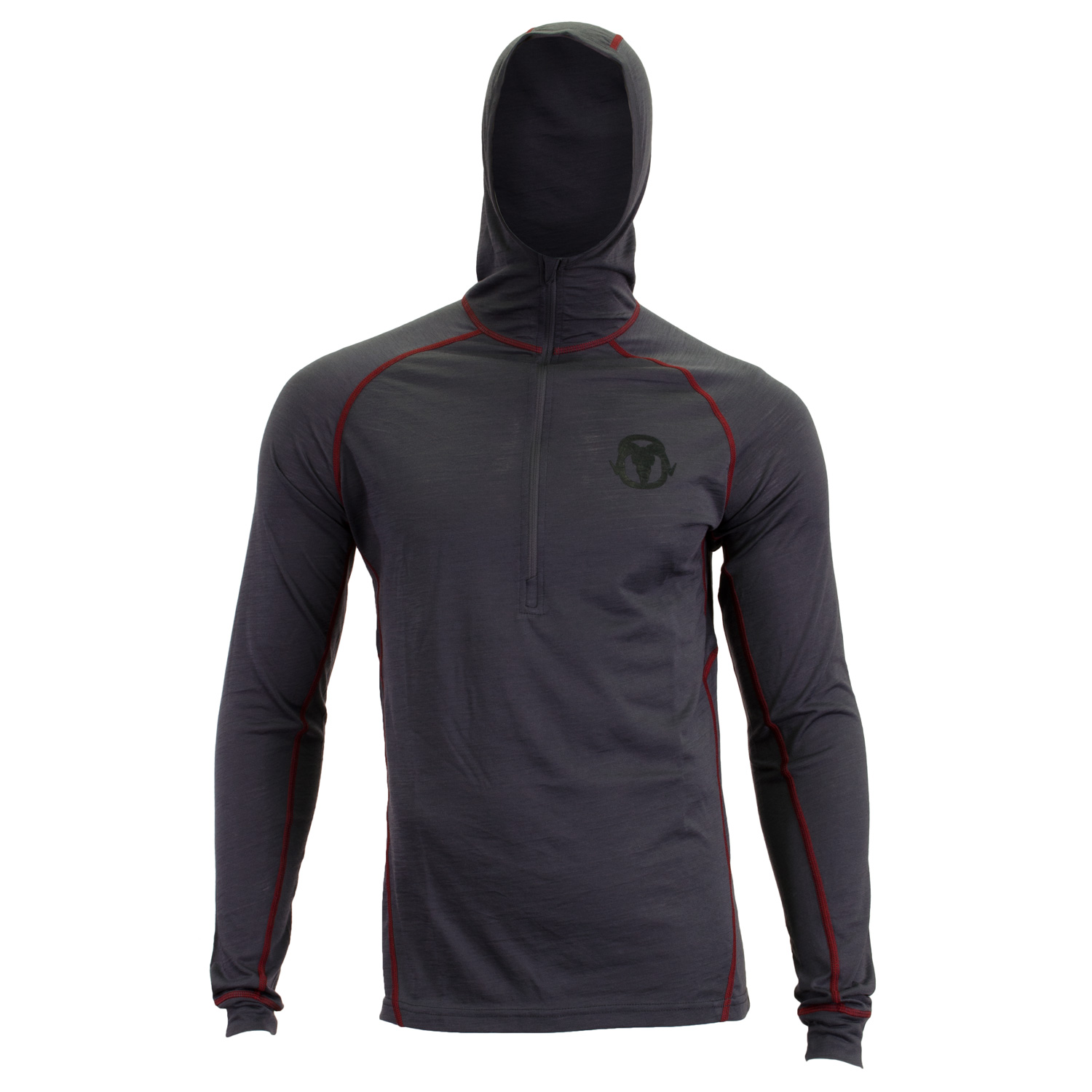 BLACKOVIS NWT 150G LIGHTWEIGHT MERINO BLEND 1/2 ZIP HOODIE - Camofire ...