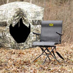 HAWK STEALTH SPIN GROUND BLIND CHAIR - Camofire Discount Hunting Gear ...