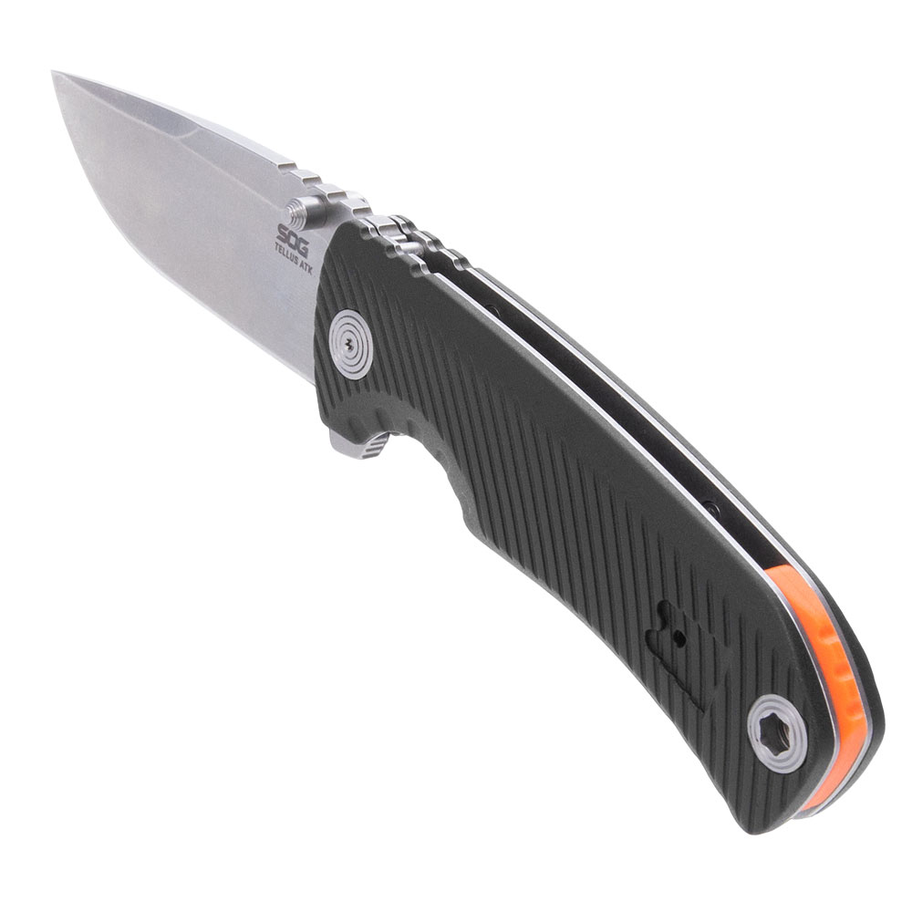 SOG TELLUS ATK ASSISTED OPENING FOLDING KNIFE - Camofire Discount ...