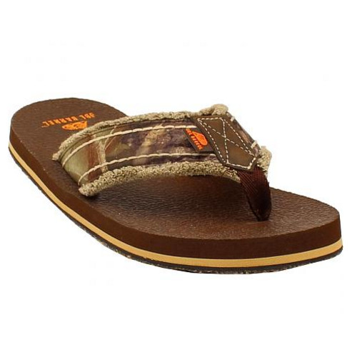 MOSSY OAK DOUBLE BARREL MEN'S FRAYED FLIP FLOPS - Camofire Discount ...