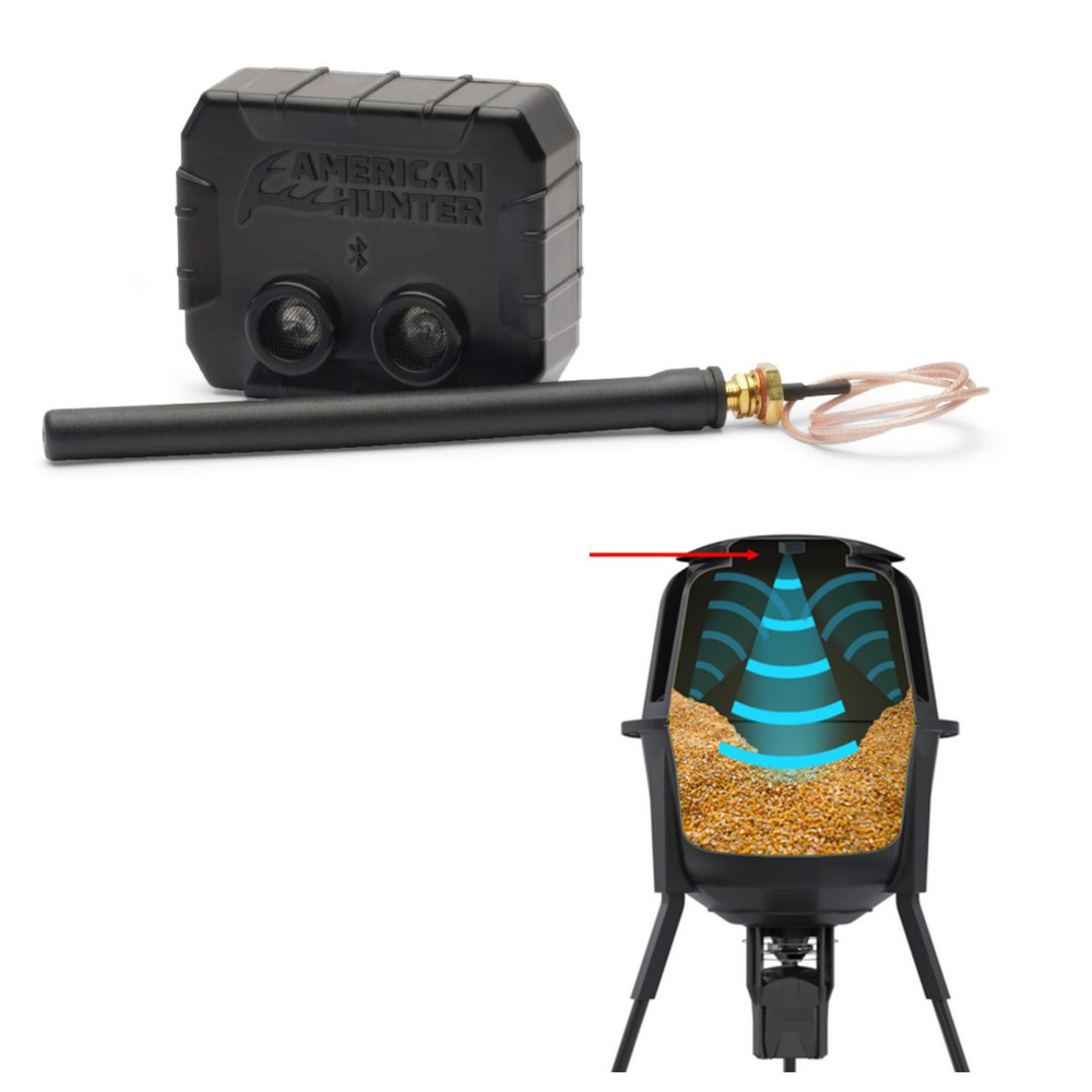 AMERICAN HUNTER FEEDER METER W/ ANTENNA - Camofire Discount Hunting ...