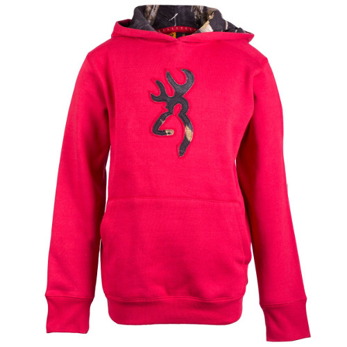 BROWNING YOUTH CAMO BUCKMARK LOGO PULLOVER HOODIE - Camofire Discount ...