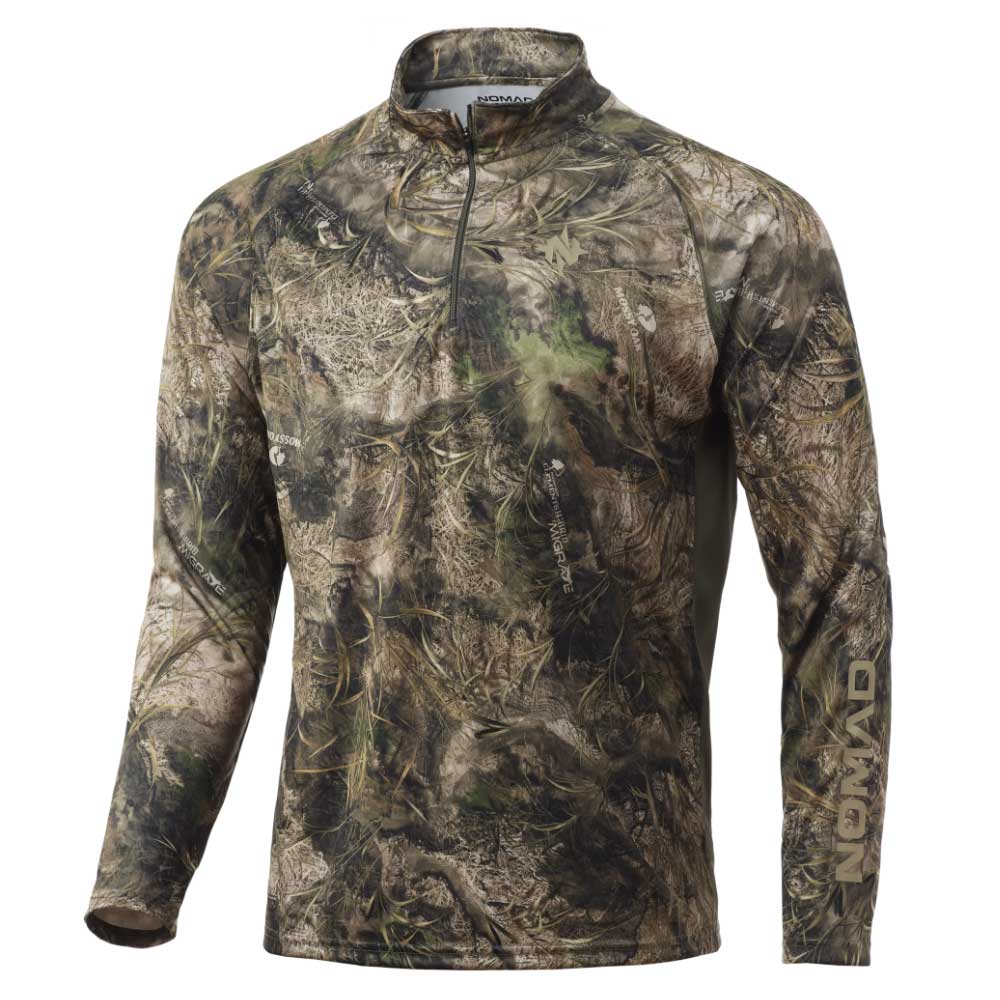 NOMAD PURSUIT CAMO 1/4 ZIP LONG SLEEVE SHIRT - Camofire Discount ...