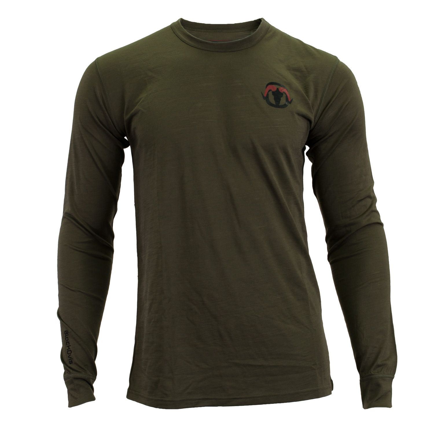 BLACKOVIS NWT 250G HEAVYWEIGHT MERINO CREW LONG SLEEVE TOP - Camofire ...