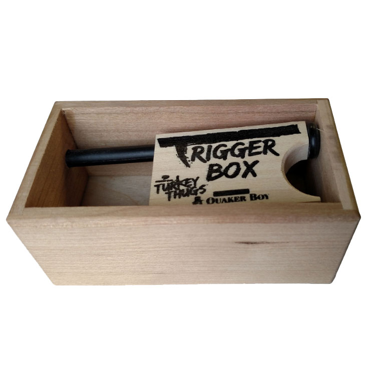 QUAKER BOY THUG TRIGGER TURKEY BOX CALL - Camofire Discount Hunting Gear, Camo and Clothing