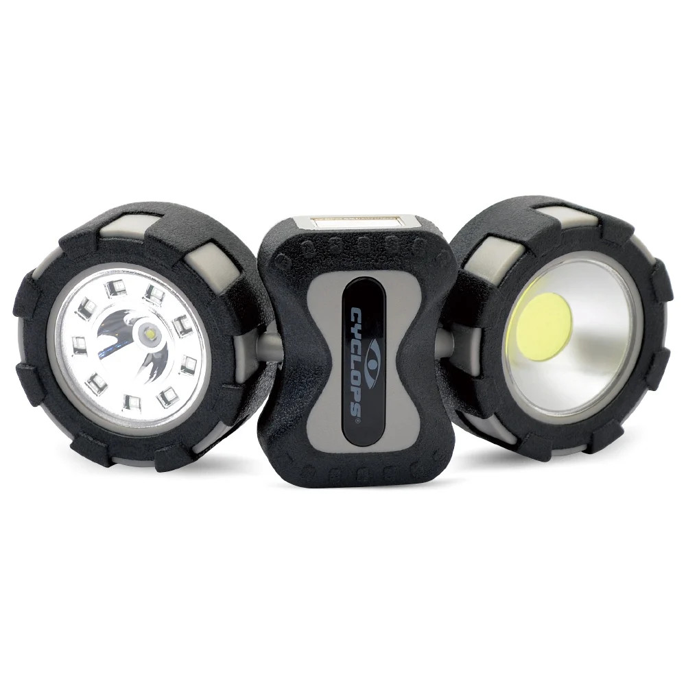 CYCLOPS DUAL COB FOLDING UTILITY LIGHTS W/ MAGNETS AND HANGER ...