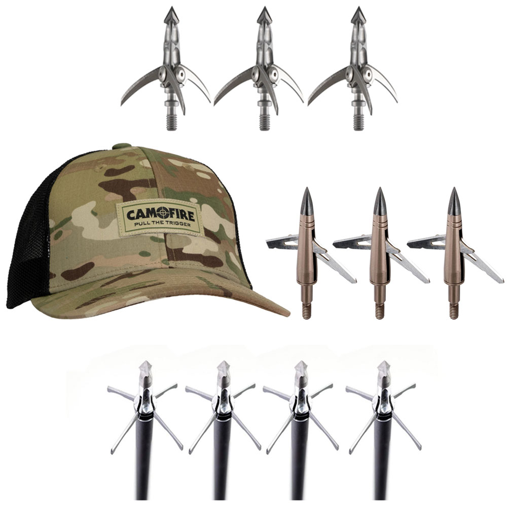 SOON TO BE RED MECHANICAL BROADHEAD BUNDLE - Camofire Discount Hunting ...