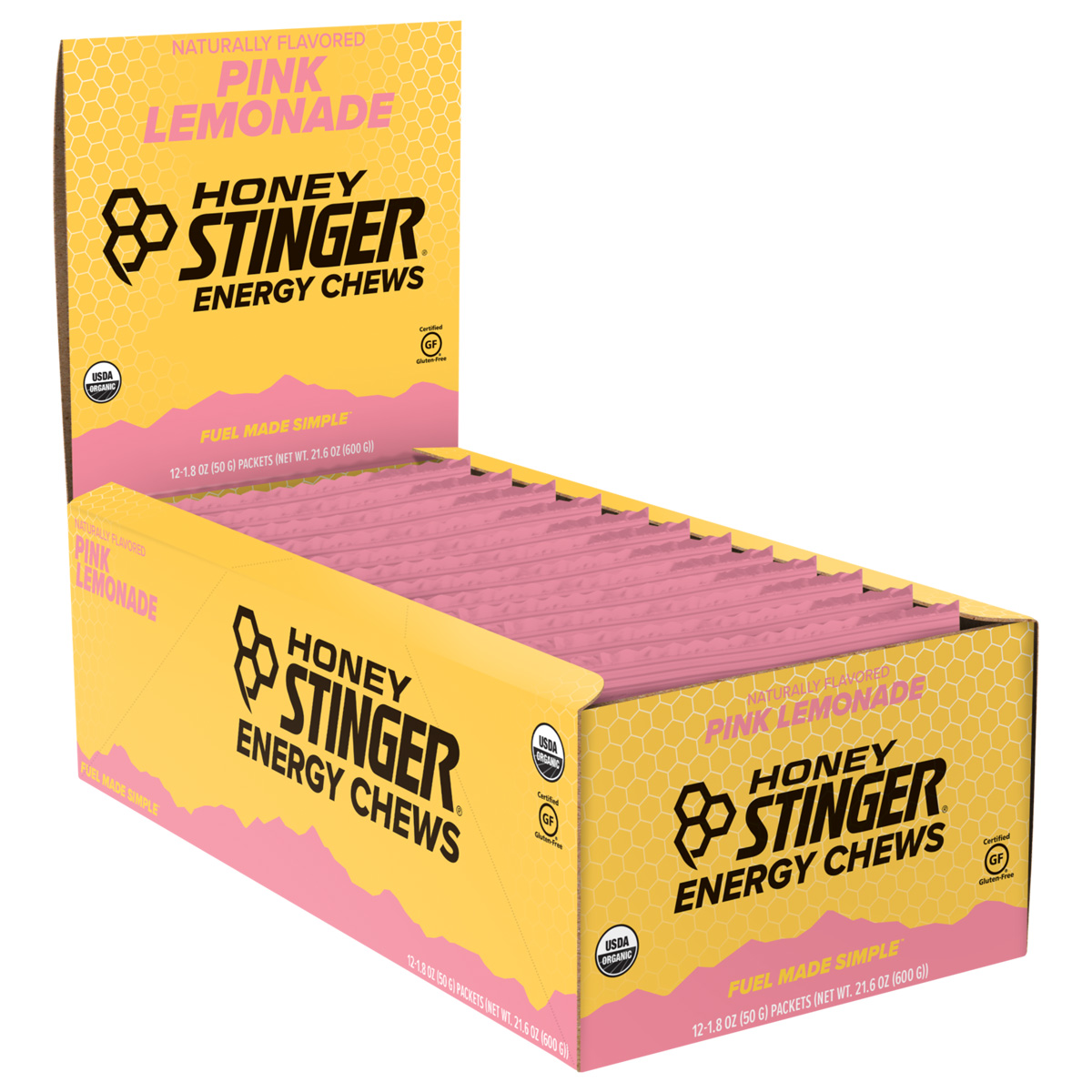 HONEY STINGER ORGANIC ENERGY CHEWS - 12 PACK - Camofire Discount ...