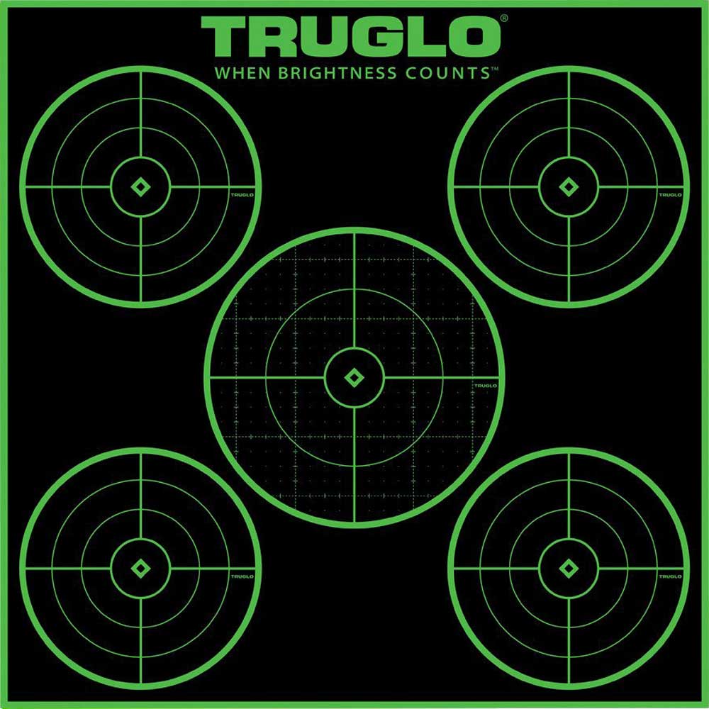 TRUGLO 5-BULLSEYE 12X12 TRU.SEE TARGETS - 25 PACK - Camofire Discount ...