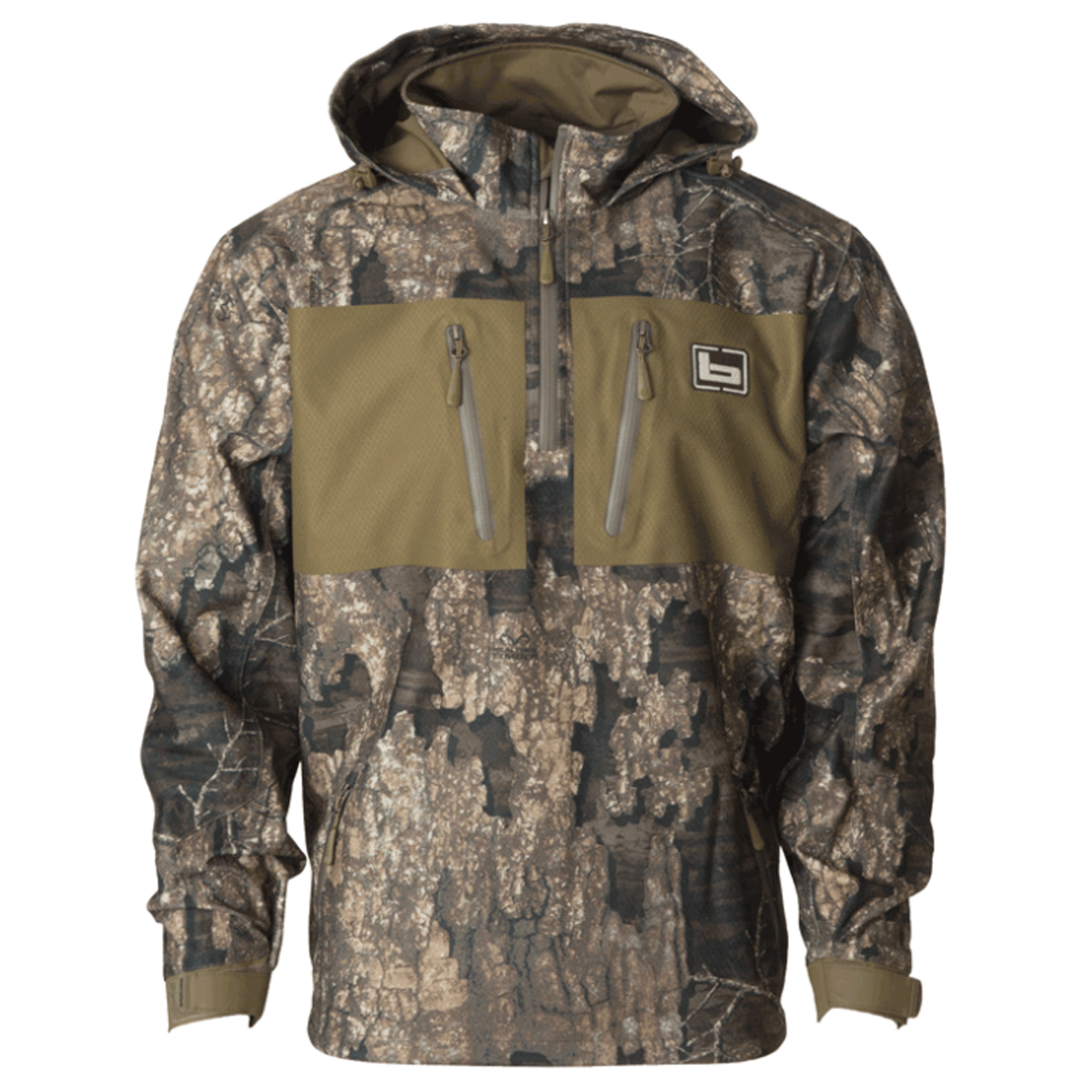 BANDED 1/4 ZIP WATERPROOF HOODED PULLOVER - Camofire Discount Hunting ...