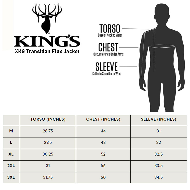 KING'S CAMO XKG TRANSITION FLEX HOODED JACKET - Camofire Discount ...